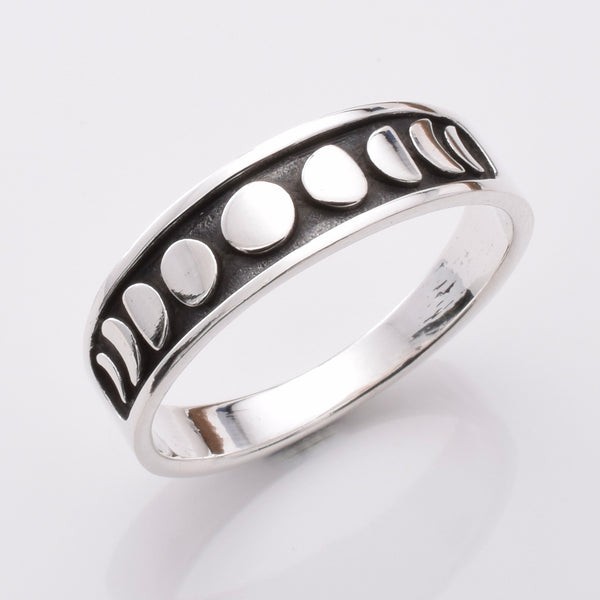 R299 925 silver moonphase ring – Java Designs