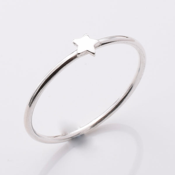 R289 925 silver tiny star ring – Java Designs