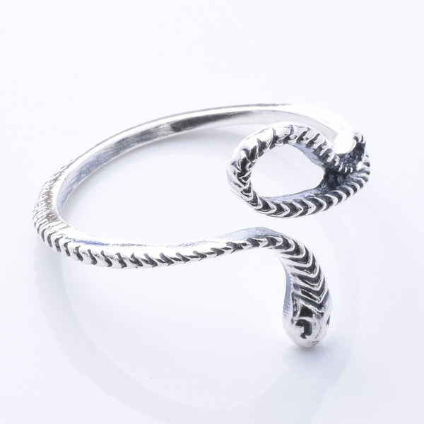 R362 - 925 silver thin snake ring – Java Designs