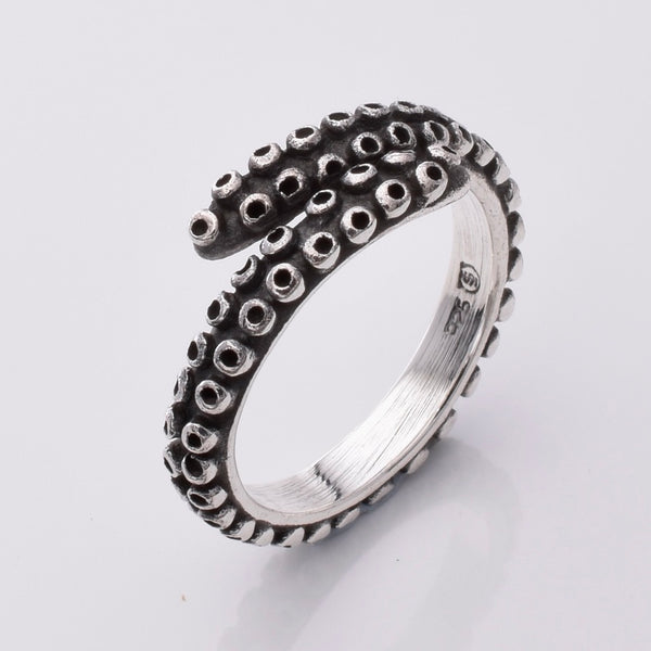R238 - 925 silver Kraken ring – Java Designs
